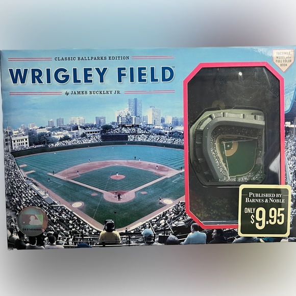 Other | Wrigley Field Facsimile Model Plus Full Color Book Classic Ball ...